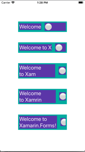 [Bug] Horizontal stacklayout clips off second label despite the horizontaloptions when first ...
