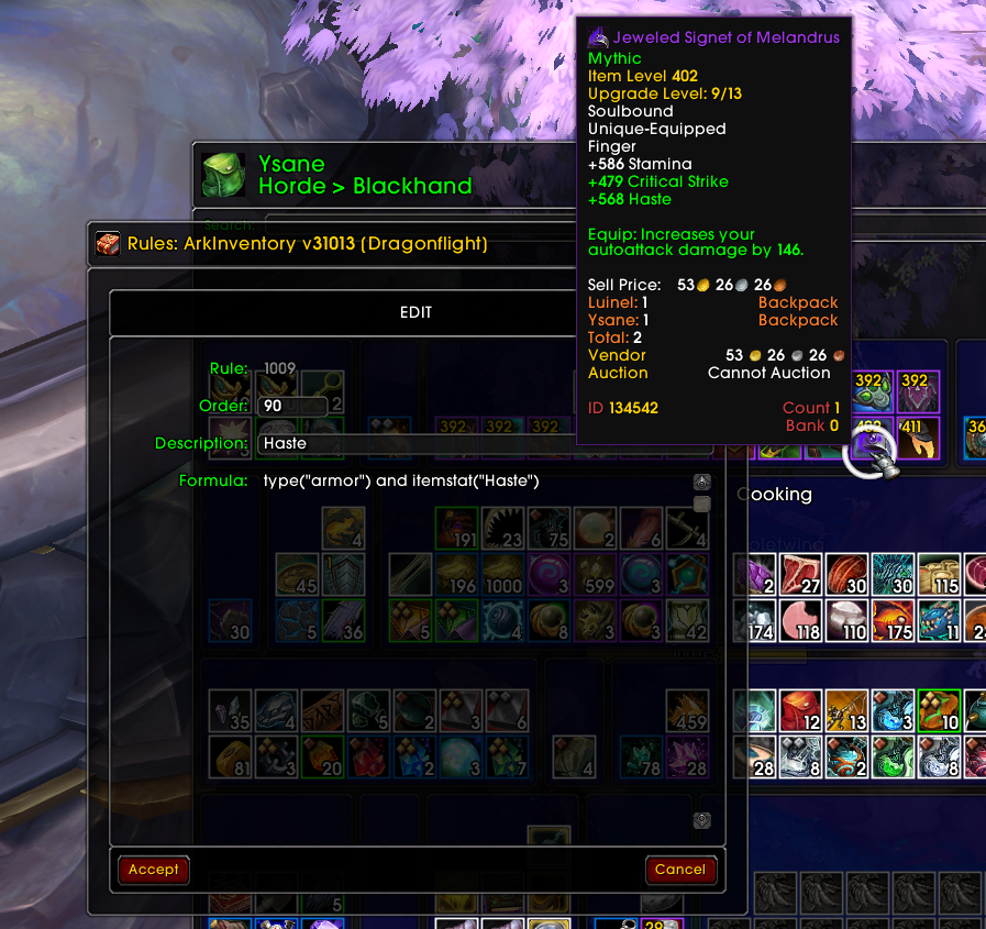 [BUG] itemstat rule not working · Issue #1762 · arkayenro/arkinventory · GitHub