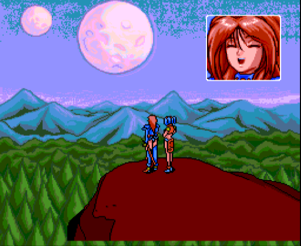 [PC ENGINE CD] Basted (Japan) - Intro various graphics corruptions ...