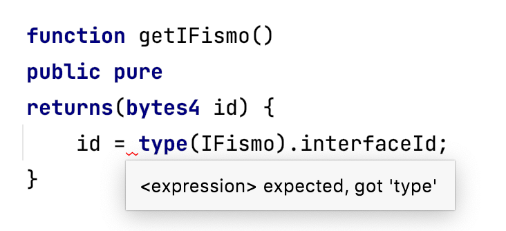 Support Typex Expressions · Issue 263 · Intellij Solidityintellij Solidity · Github 