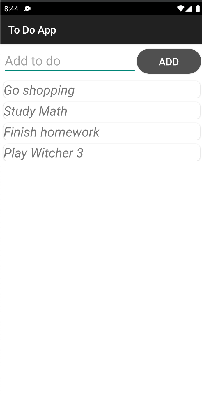 GitHub - alpsudilbilir/To-Do-App: Very basic To Do app for android.