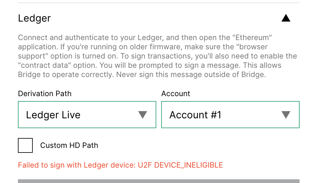 Can't log in with Ledger · Issue #606 · urbit/bridge · GitHub