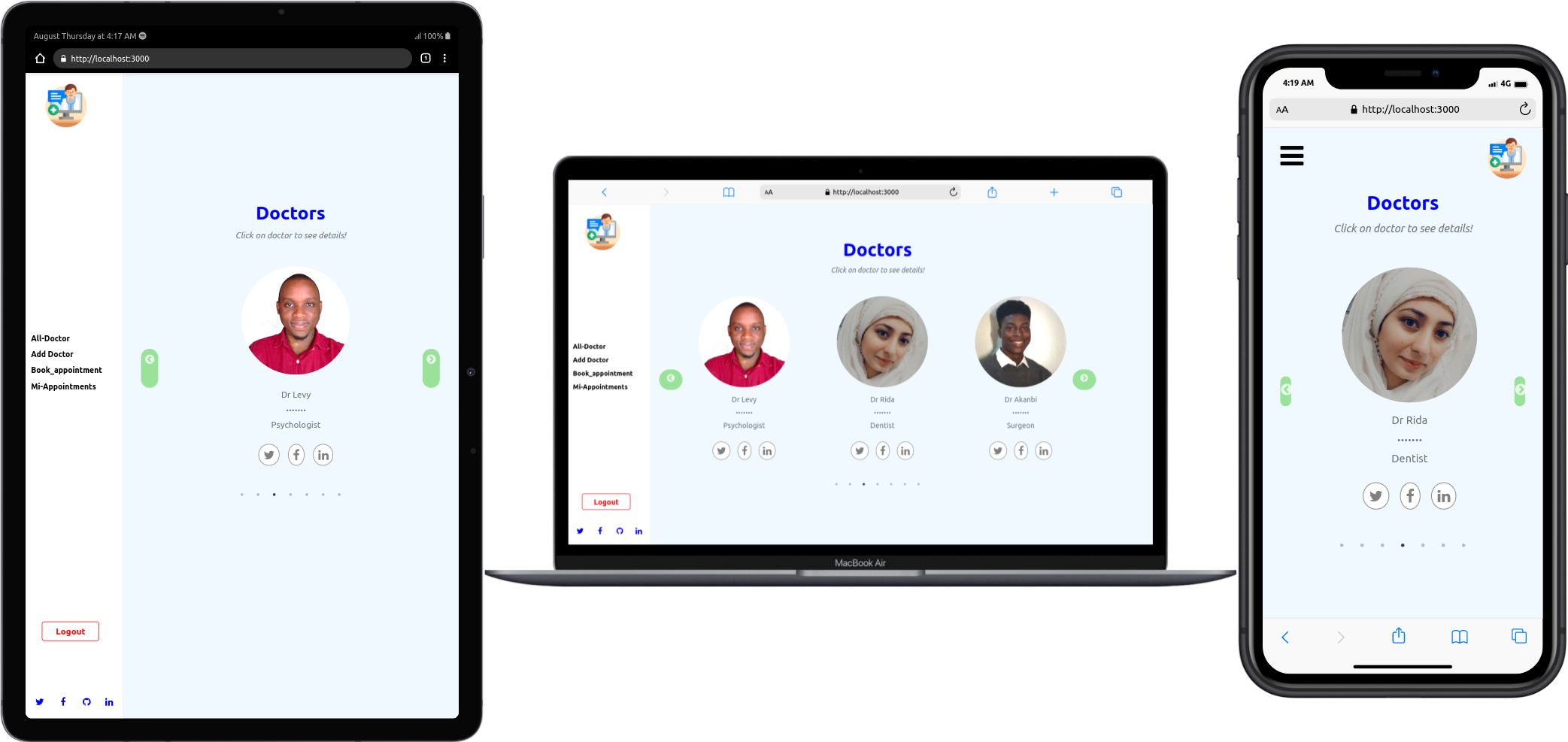 GitHub - ridaarif98/doctors_appointment_front_end: Doctor Appointment ...