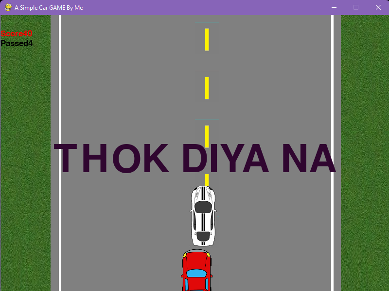 GitHub - trish145/Car-Game-With-PyGame