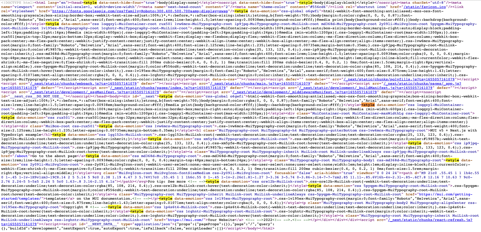 Examples Nextjs Example Renders Duplicate Css After Downgrading To Next V1215 · Issue