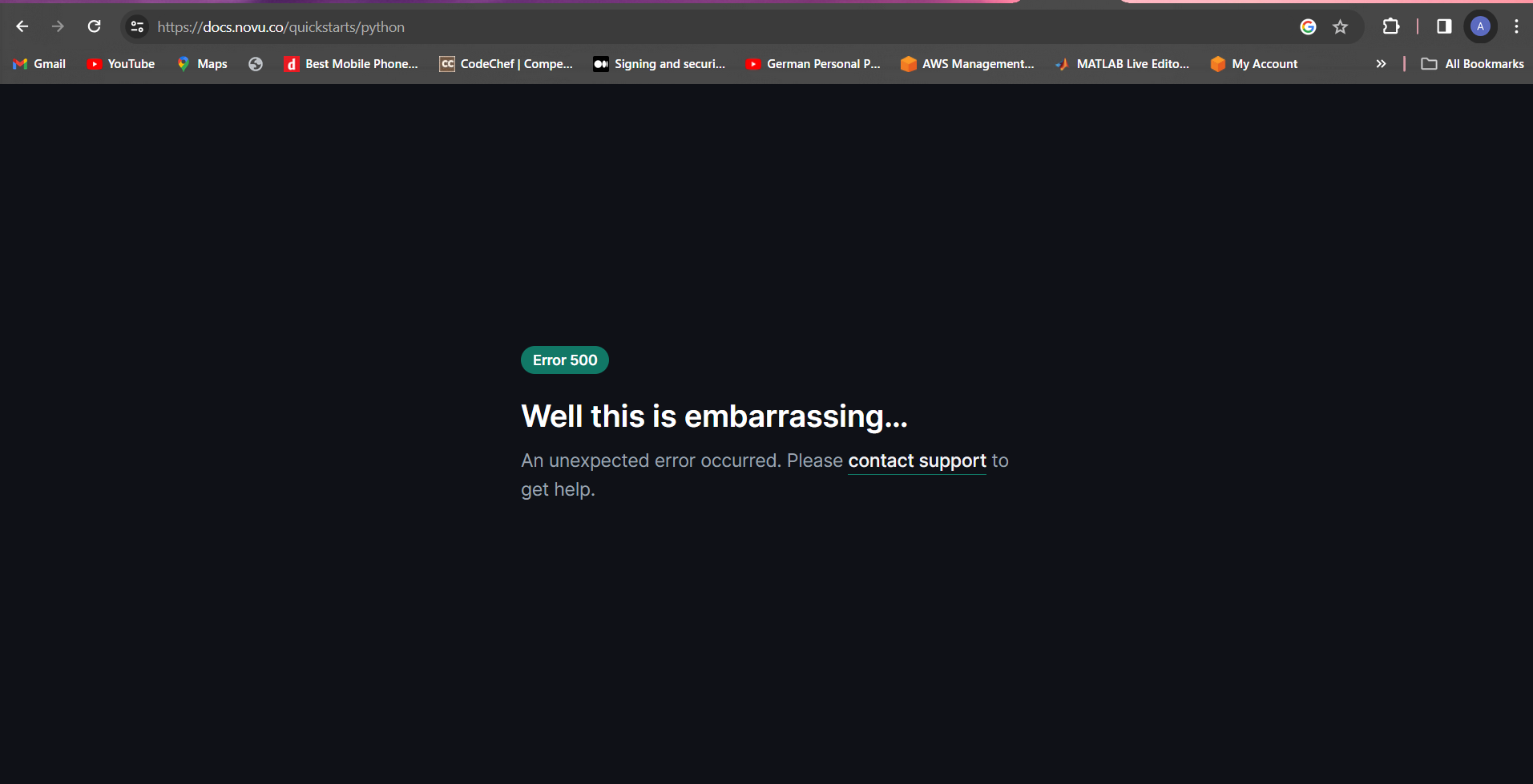 Broken link for quickstart for python in python sdk · Issue #335 · novuhq/docs · GitHub