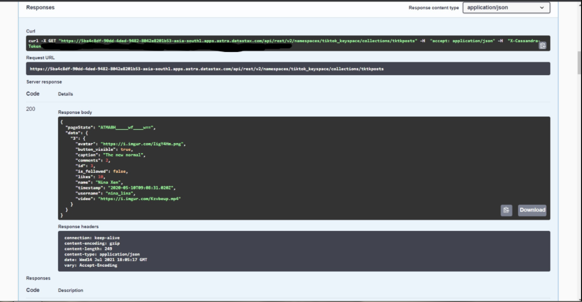 [HW] Garv Anand · Issue #157 · datastaxdevs/workshop-social-media-tiktok · GitHub