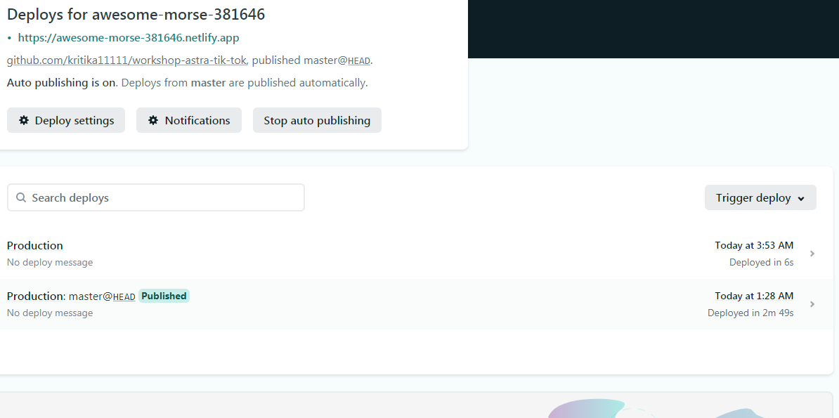 [HW] Garv Anand · Issue #157 · datastaxdevs/workshop-social-media-tiktok · GitHub