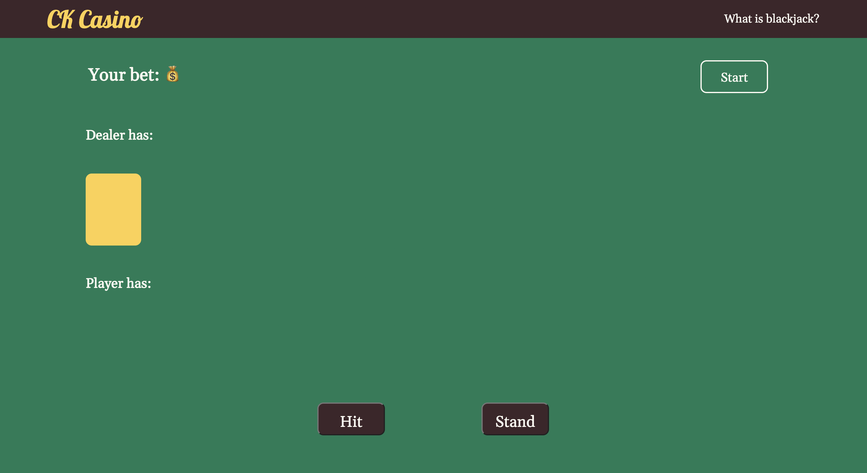 GitHub - chriskokc/blackjack