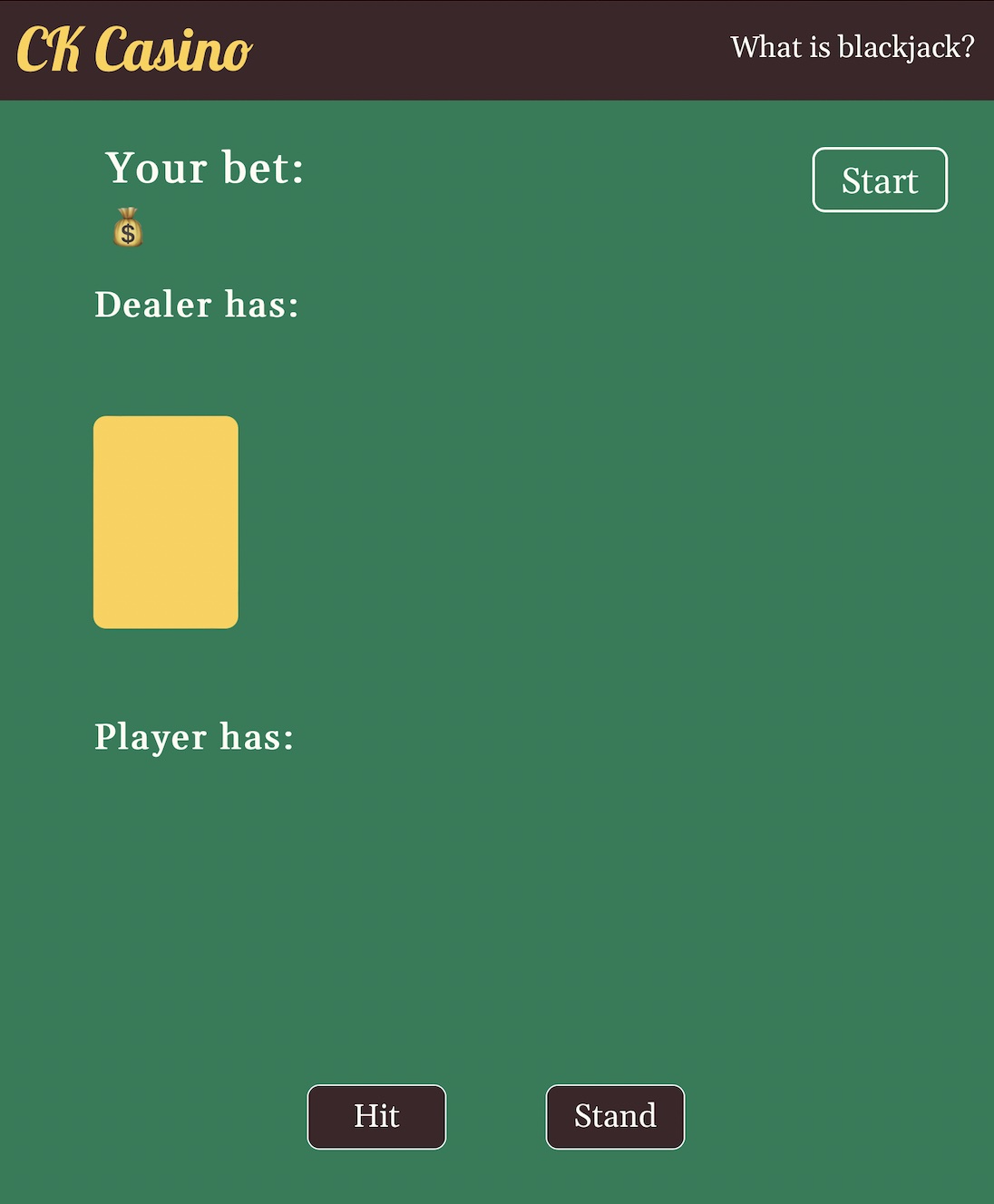 GitHub - chriskokc/blackjack