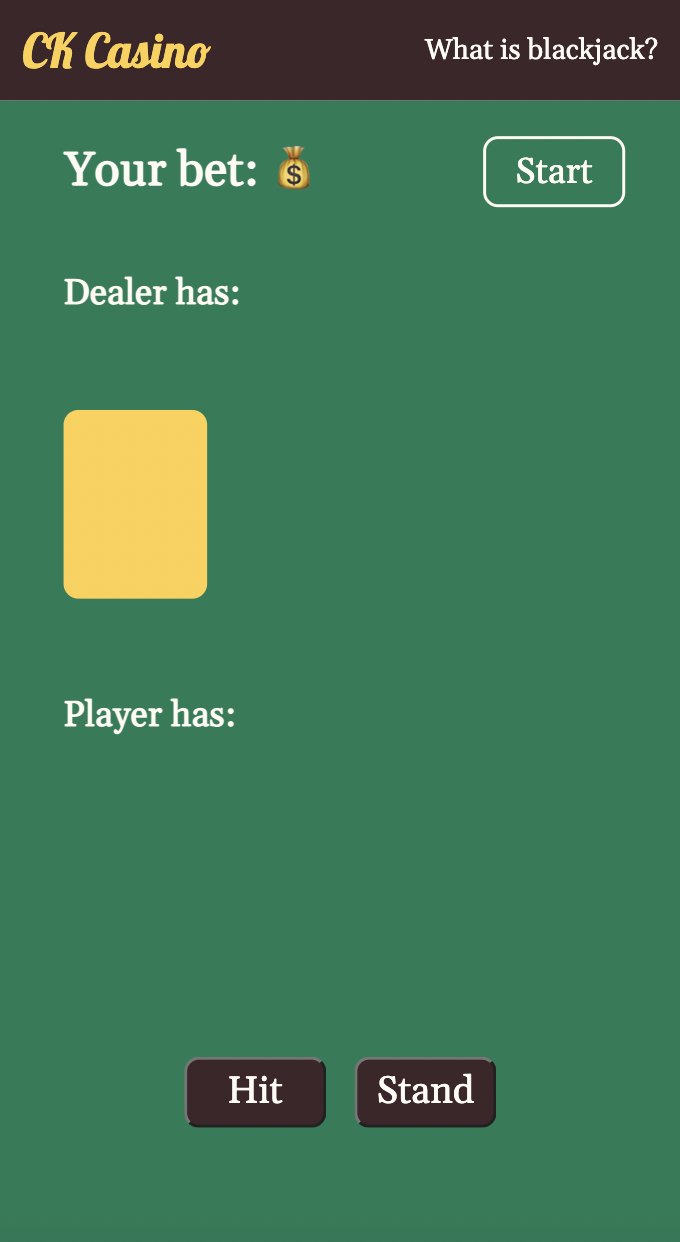 GitHub - chriskokc/blackjack