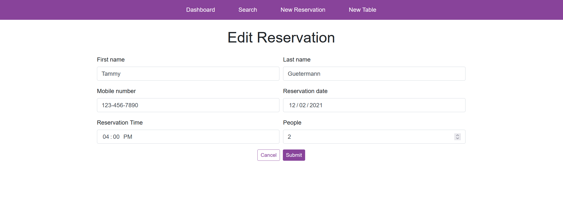 GitHub - dantebhang/Restaurant-Reservation-System