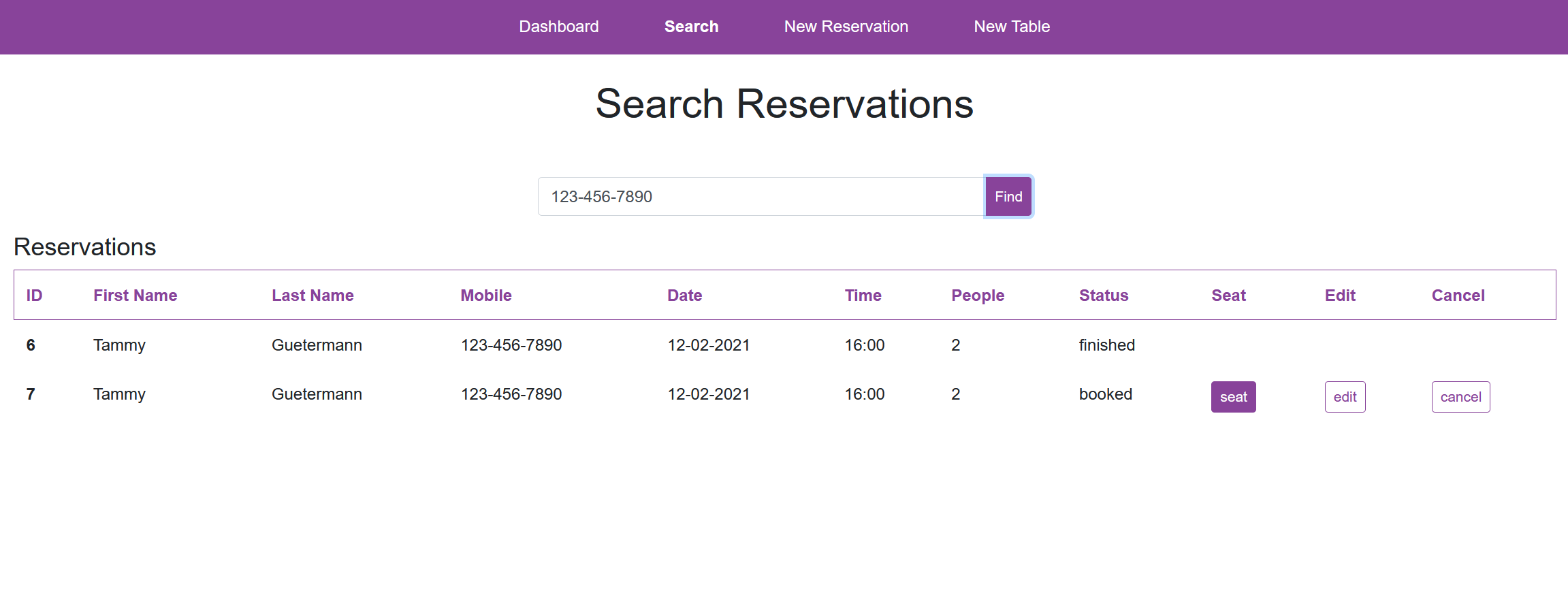 GitHub - dantebhang/Restaurant-Reservation-System