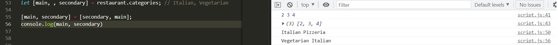 Error when log variables into console, before array destructuring · Issue #144896 · microsoft ...