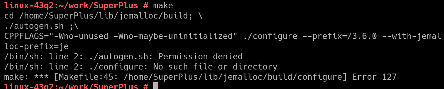 run " make " command failed · Issue #1 · MGI-tech-bioinformatics/SuperPlus · GitHub