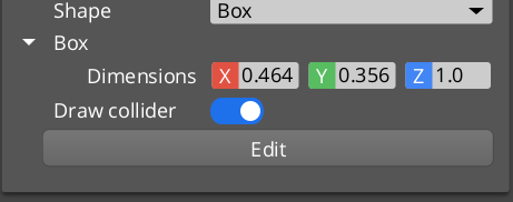 Feature Request - PhysX Collider Edit Dimensions · Issue #9883 · o3de/o3de · GitHub