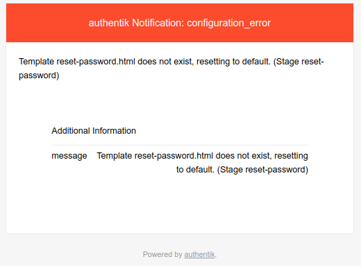 Custom Email Template Is Not Loading · Issue 3692 · Goauthentikauthentik · Github 