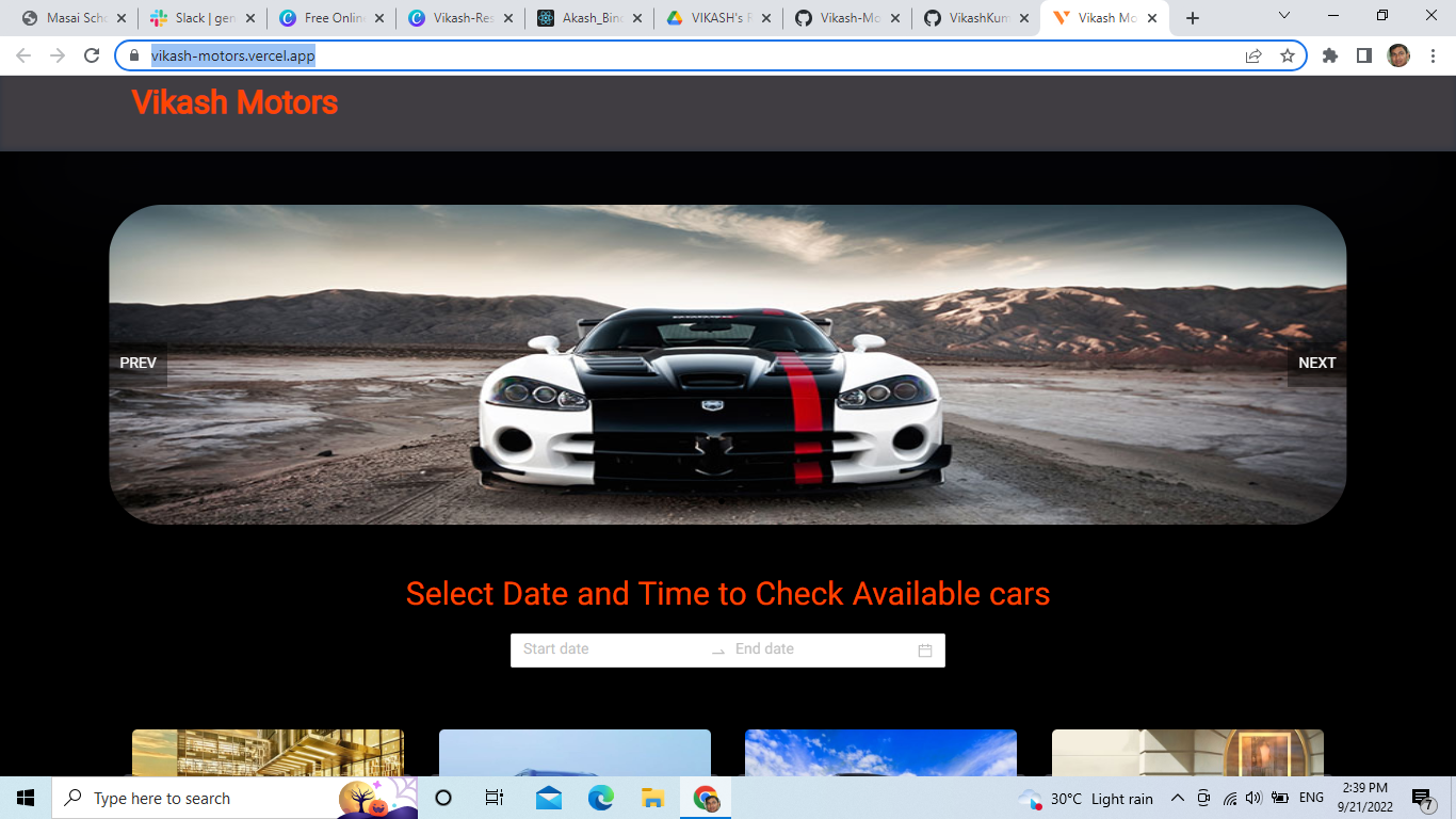 GitHub - VikashKumarNokha/Vikash-Motors: About This is the Frontend code of the project Vikash ...
