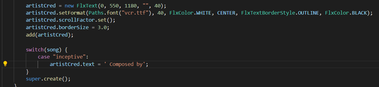 Identifier to identify song names when selected (FreeplayState.hx ...