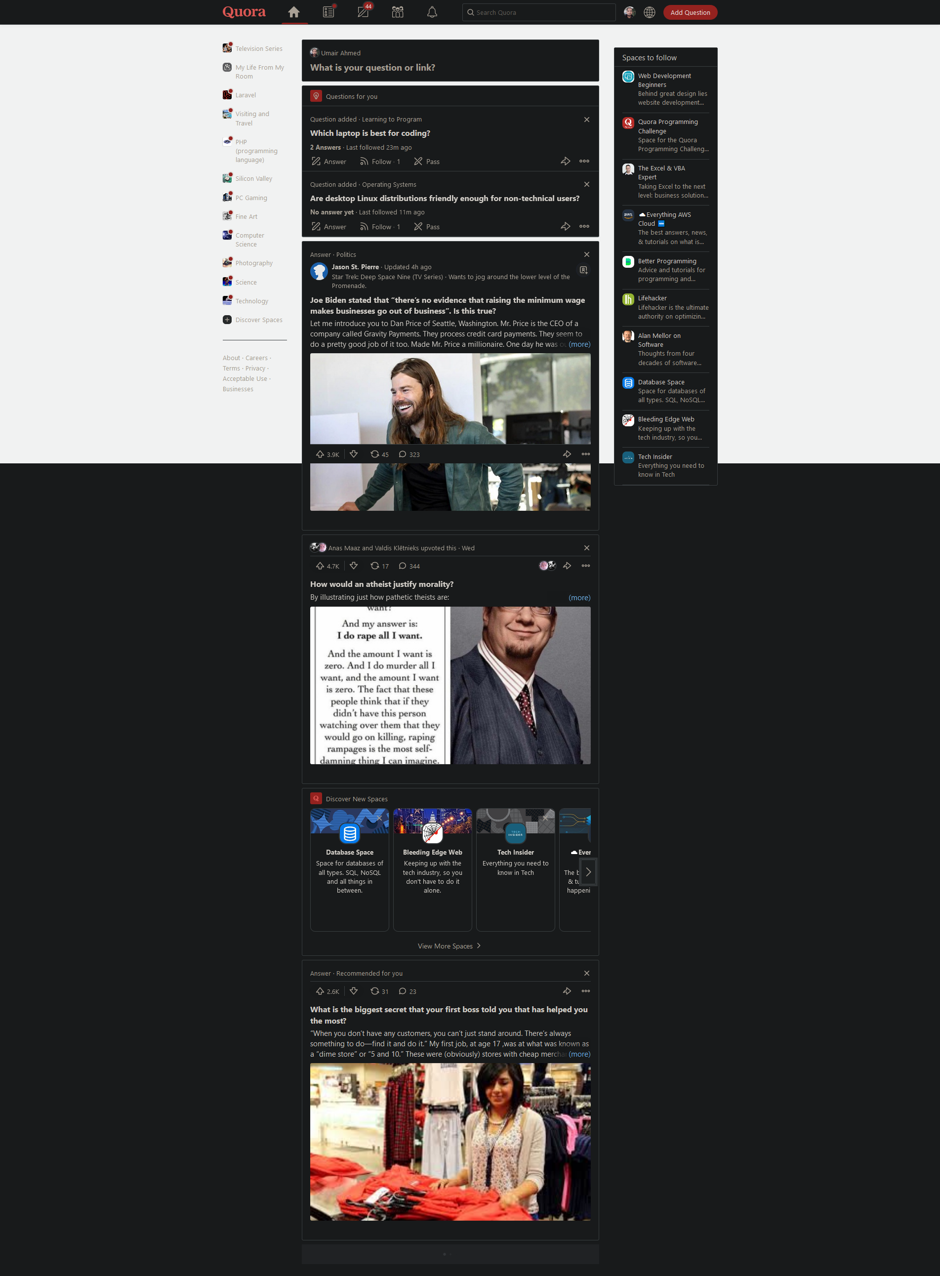 [Broken Website] Quora · Issue #4971 · darkreader/darkreader · GitHub