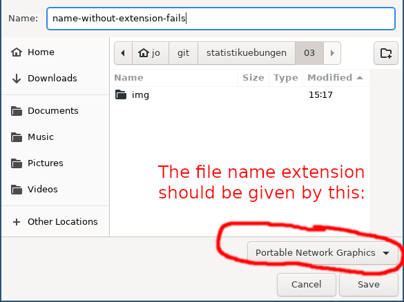 Saving figures: Don't fail without file name extension. · Issue #1265 ...