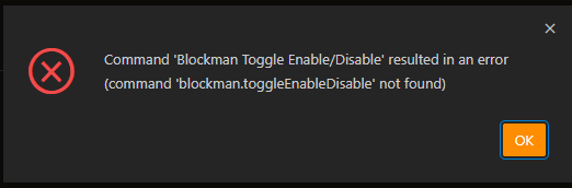 [Bug] command 'blockman.toggleEnableDisable' not found · Issue #102 · leodevbro/vscode-blockman ...