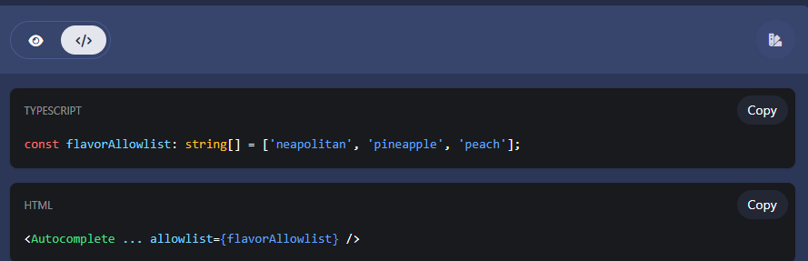 [Docs] Allowed Options seems not working · Issue #1723 · skeletonlabs/skeleton · GitHub
