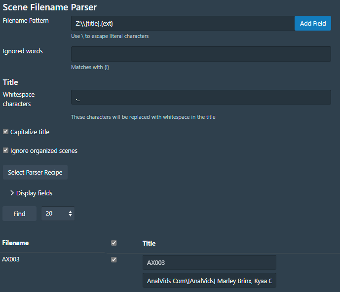 [Feature] Title from folder name + re-title using folder name · Issue #3554 · stashapp/stash ...
