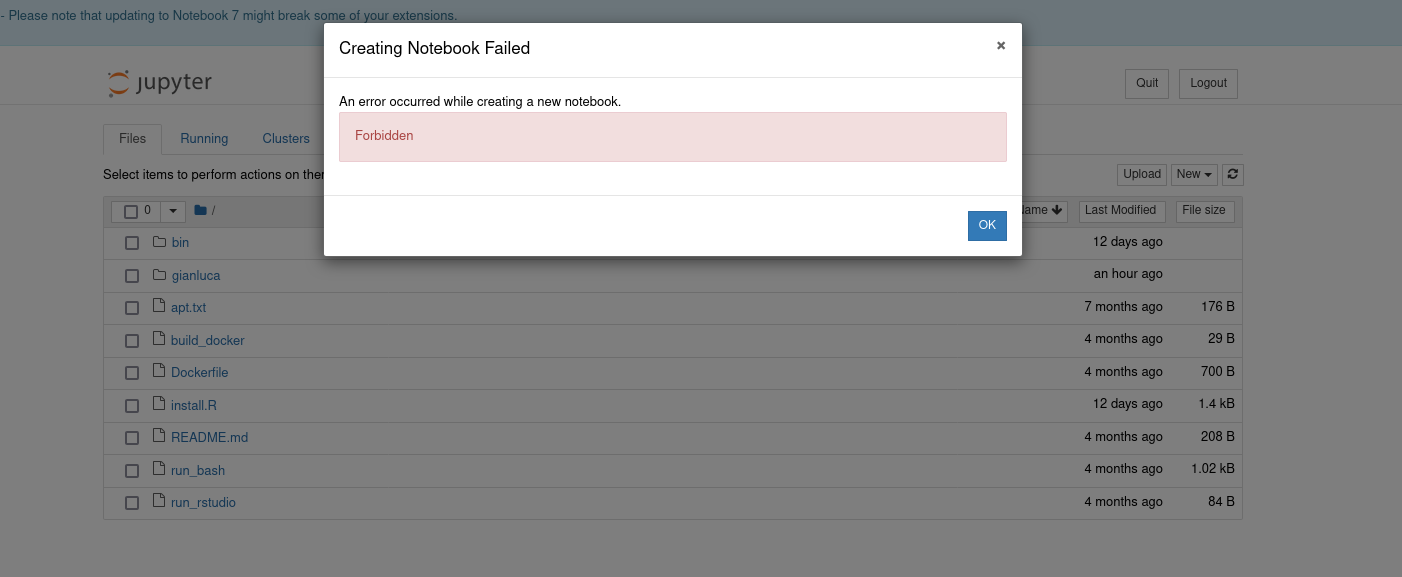 rocker/binder not opening Rstudio in Jupyter? · Issue #621 · rocker-org/rocker-versioned2 · GitHub