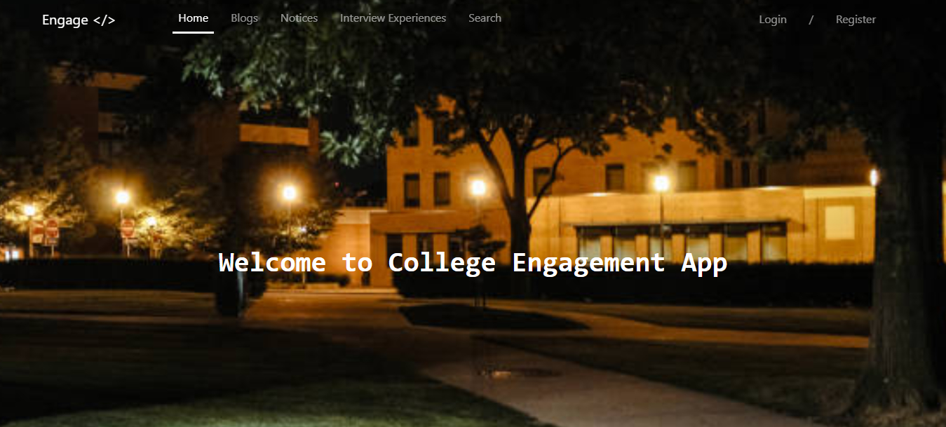 GitHub - mohit441/College-Engagement-App