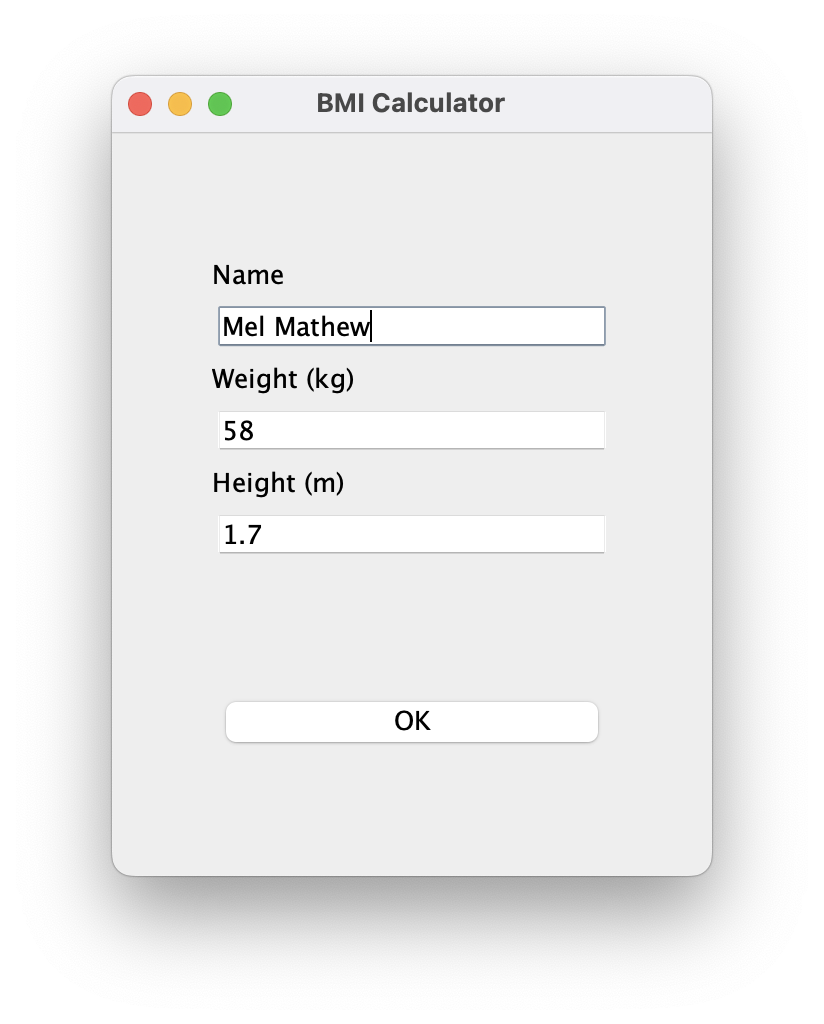GitHub Melmatx BMICalculator Java Swing App To Calculate BMI 