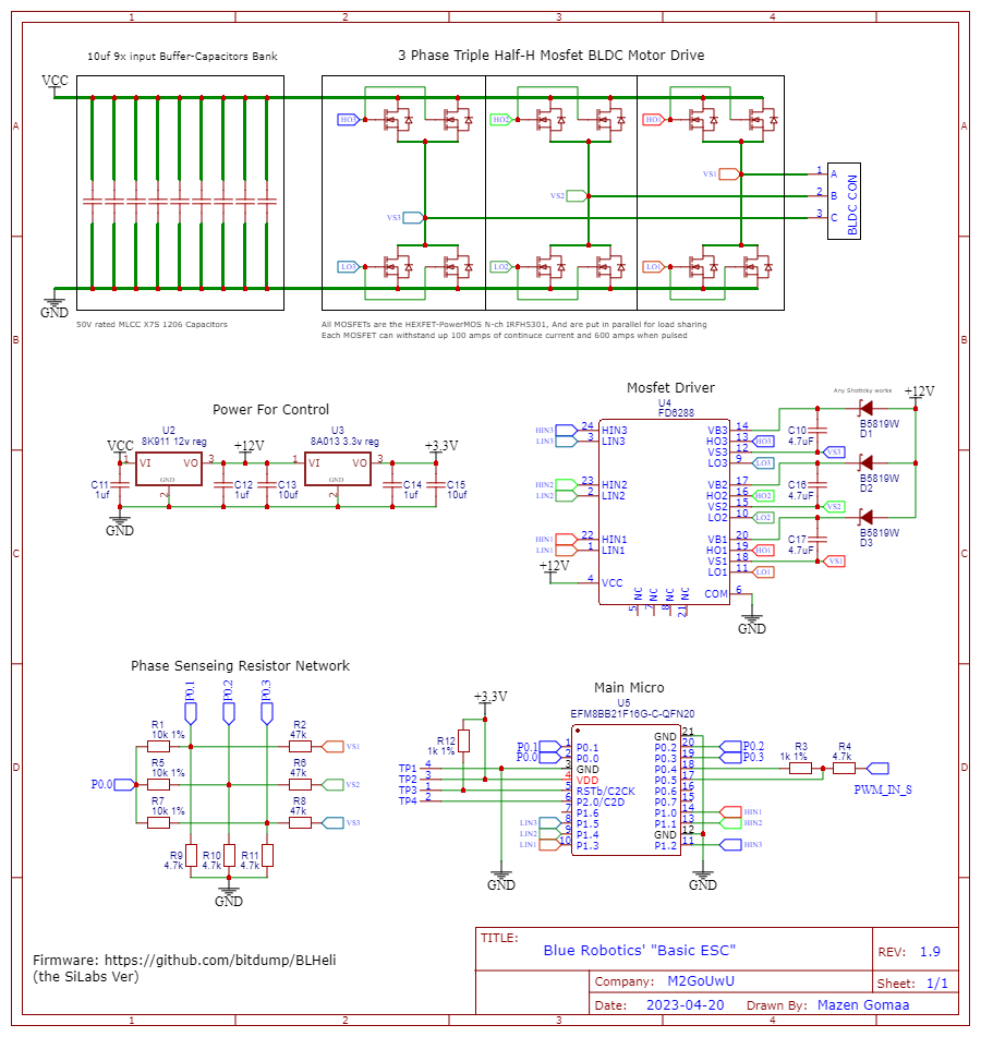 Github Mazengomaa Blue Robotics Basic Esc Hardware Reverse Engineering Of The Blue Robotics