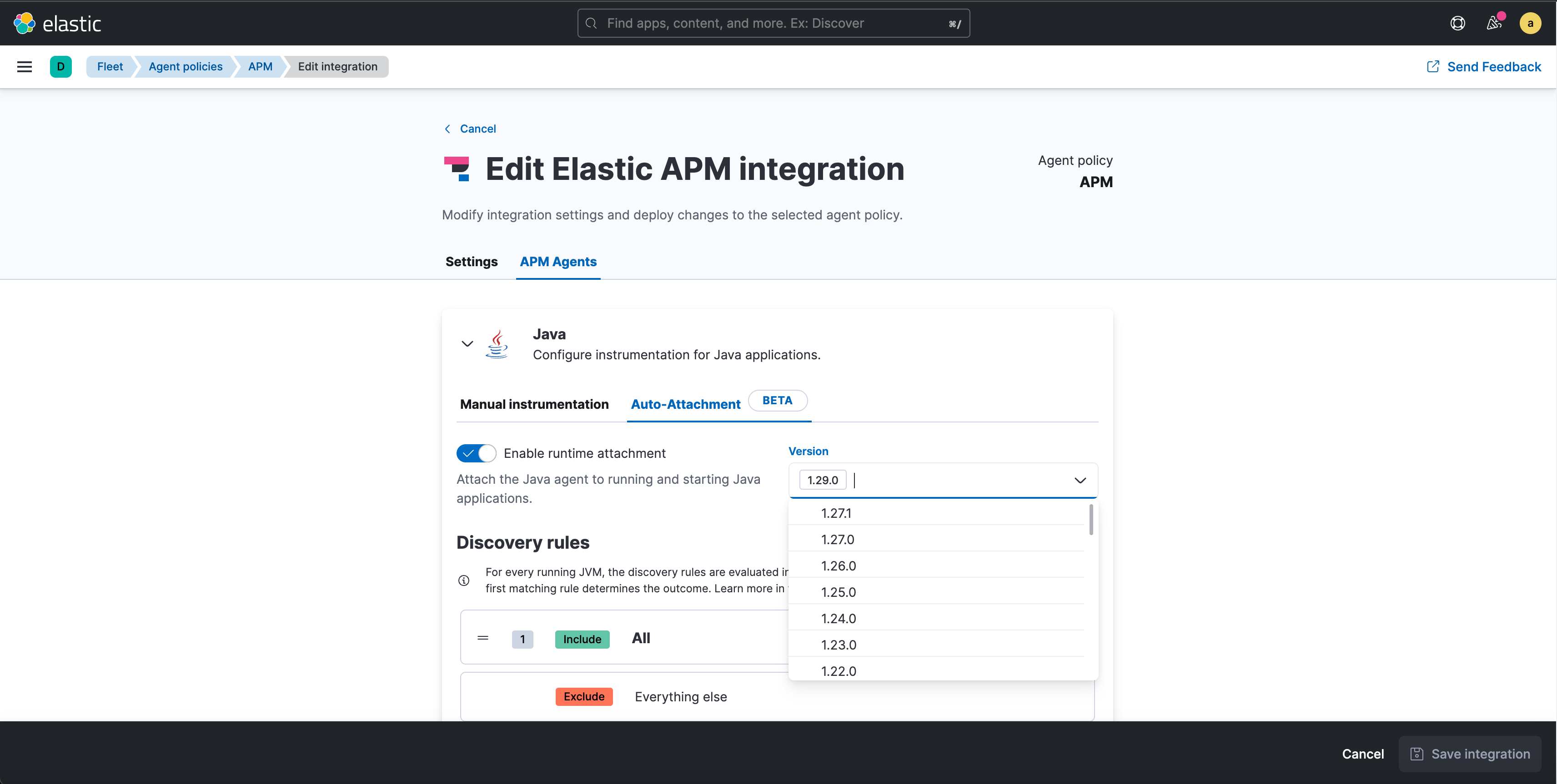 [APM] Add dynamic version selection for Java agent integration · Issue ...