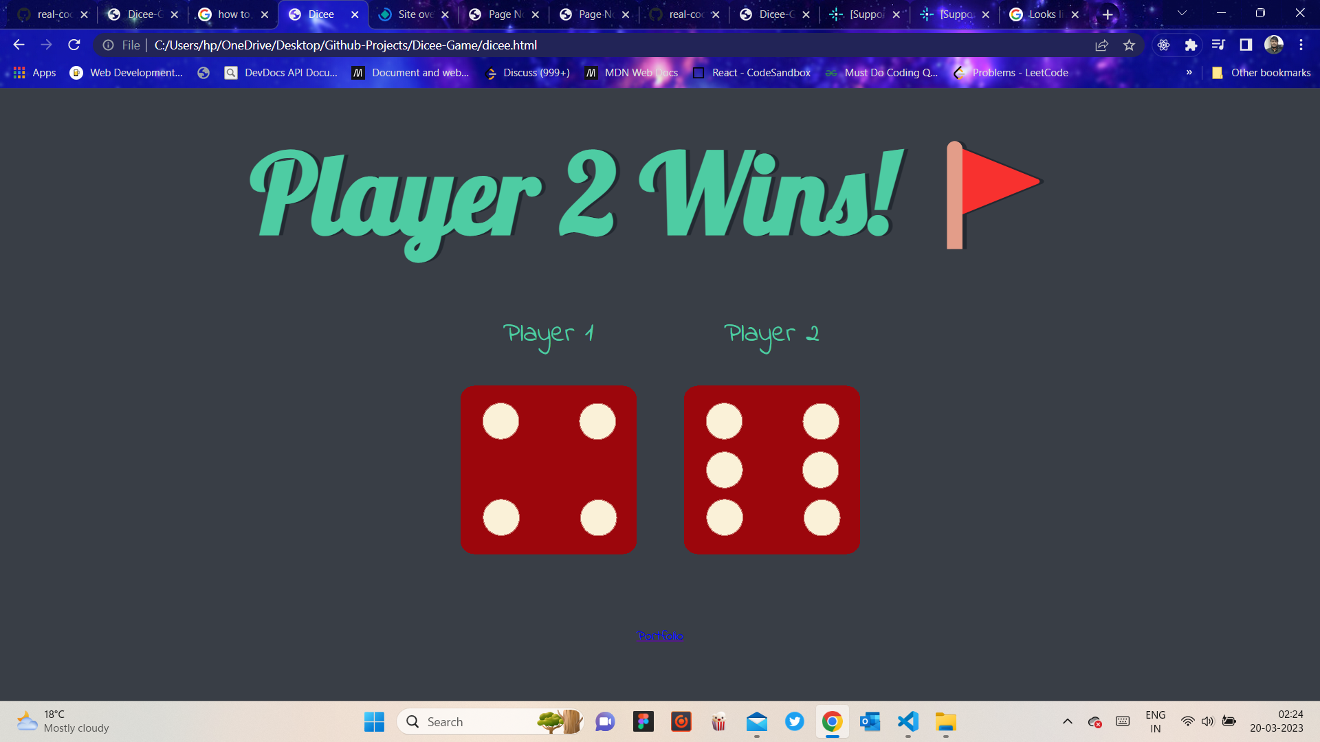 GitHub - real-coder007Ravi/Dicee-Game: The projects is helpful for ...