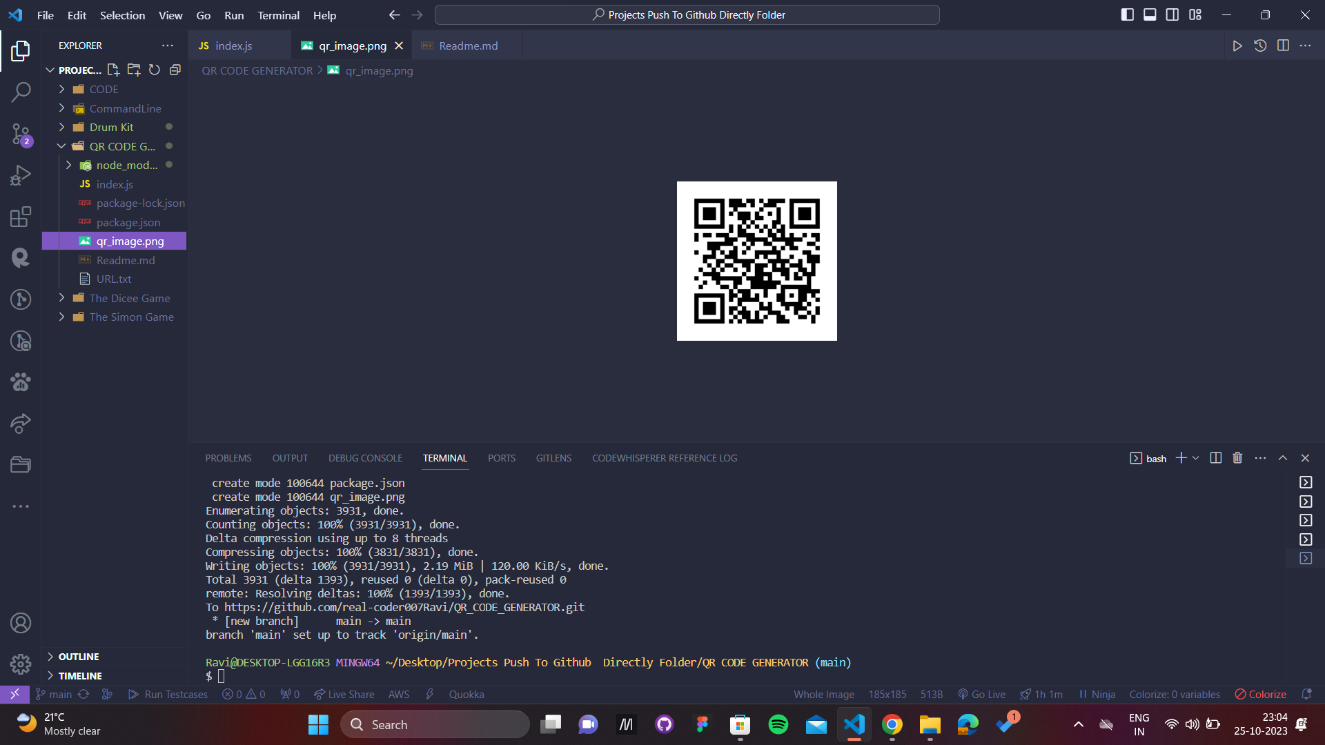 GitHub - real-coder007Ravi/QR_CODE_GENERATOR