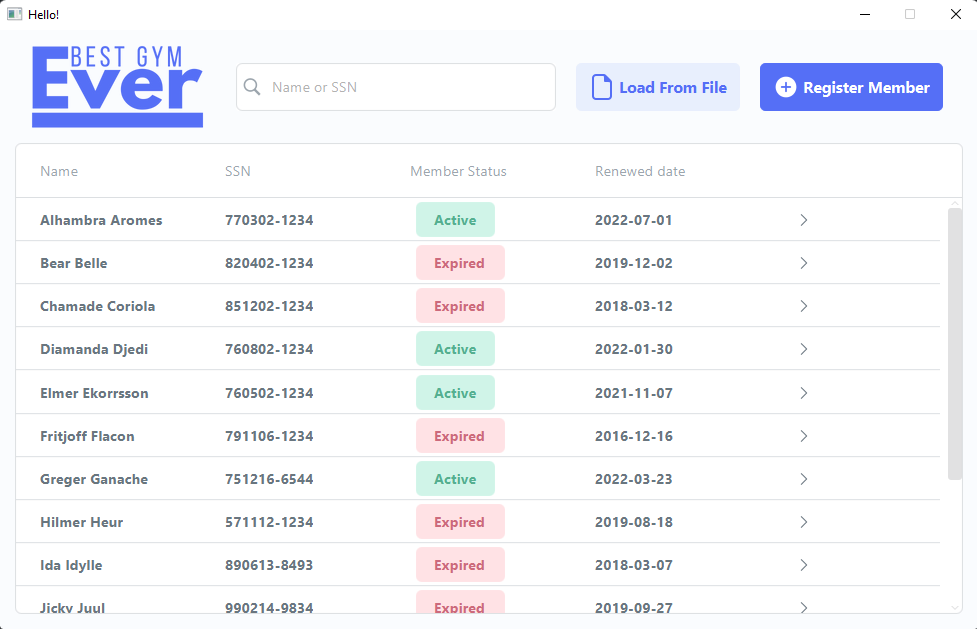 GitHub - strandhvilliam/gym-Members-Application