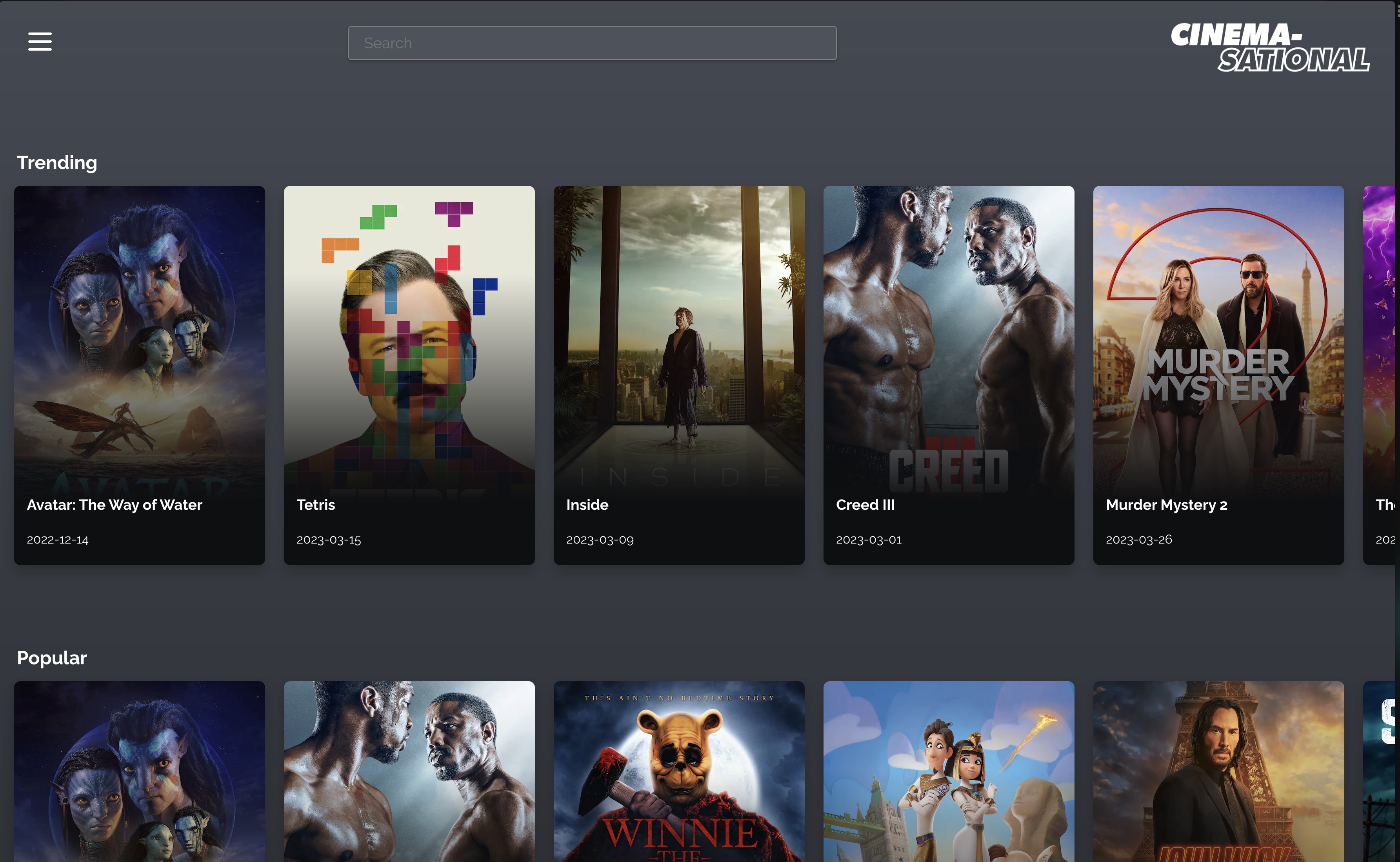 GitHub - strandhvilliam/nextjs-CinemaSational: Sideproject to practice React and learning NextJS ...