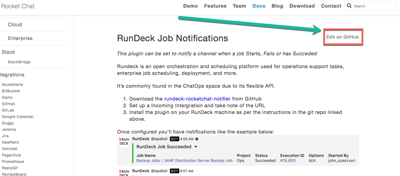 Update Real Time Api Documentation · Issue #7799 · RocketChat/Rocket.Chat · GitHub