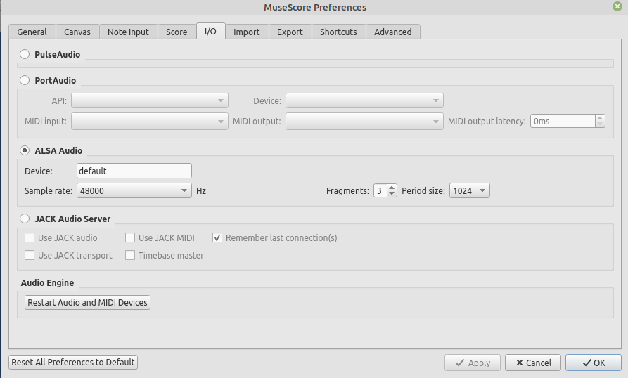 I/O tab in Preferences is uninformative · Issue #12025 · musescore/MuseScore · GitHub