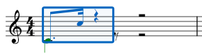 [MU4 Issue] Not possible to select a shared notehead if note durations are different · Issue ...