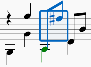 Click selection defaults to wrong voice on shared noteheads · Issue #17221 · musescore/MuseScore ...