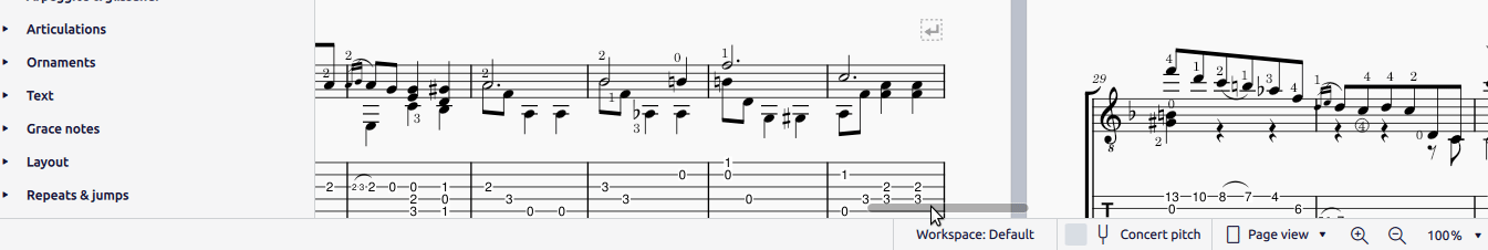 Scroll bar end-of-travel out of sync with page boundaries · Issue #17529 · musescore/MuseScore ...