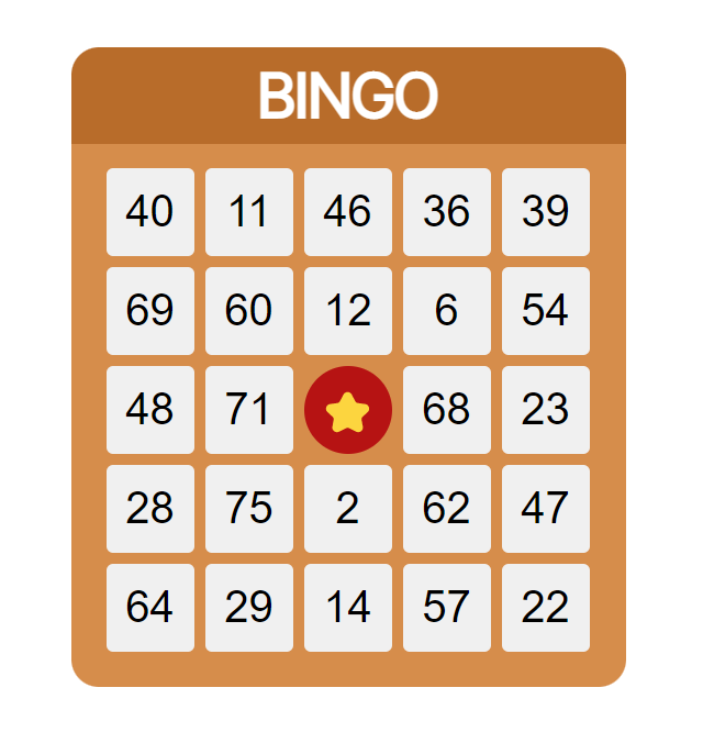 GitHub - Wufler/Bingo: Randomly generated bingo card