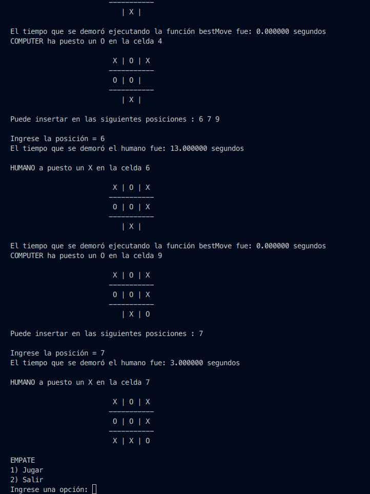 GitHub - gfranciscoerazom/Juego-del-3-en-raya-usando-Minimax: Deber de matemáticas