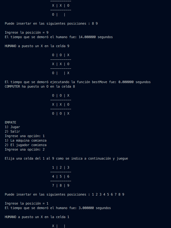 GitHub - gfranciscoerazom/Juego-del-3-en-raya-usando-Minimax: Deber de ...