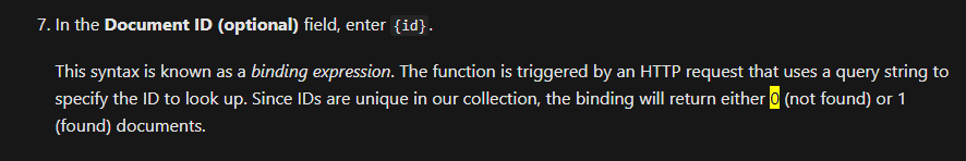 Azure Functions Cosmosdb Input Binding Throws 500 Internal Server Error In Nodejs When Key Not