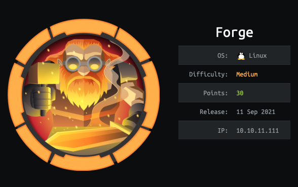 GitHub - 0xaniketB/HackTheBox-Forge: HackTheBox Forge Machine Writeup