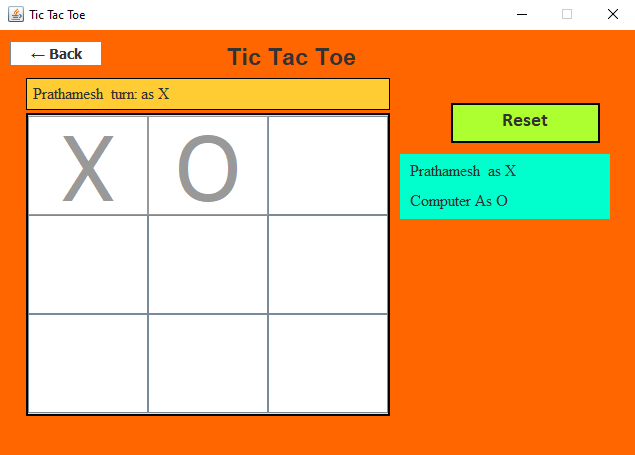 GitHub - PrathameshDhande22/Tic-Tac-Toe-Game: Simple 2v2 Tic Tac Toe game made using Java swing.