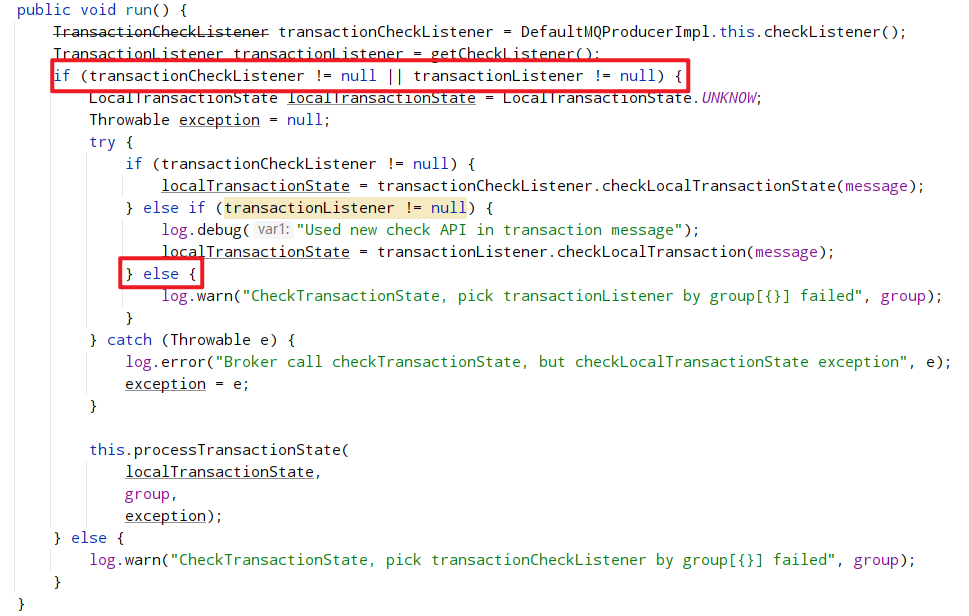 remove redundant logic in checkTransactionState · Issue #4658 · apache/rocketmq · GitHub